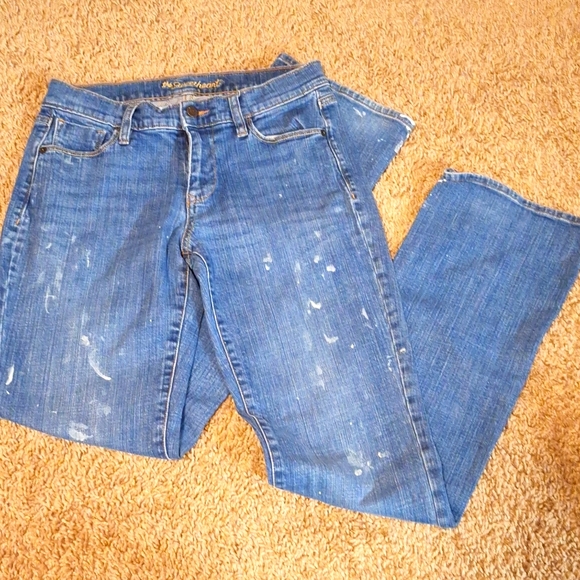 Old Navy | Jeans | Paint Stained Jeans | Poshmark